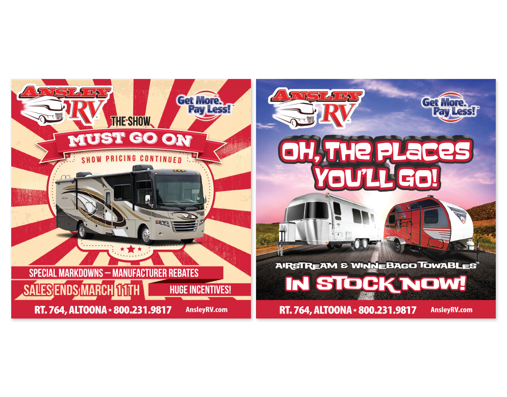 Ansley RV ads - DiAndrea Media